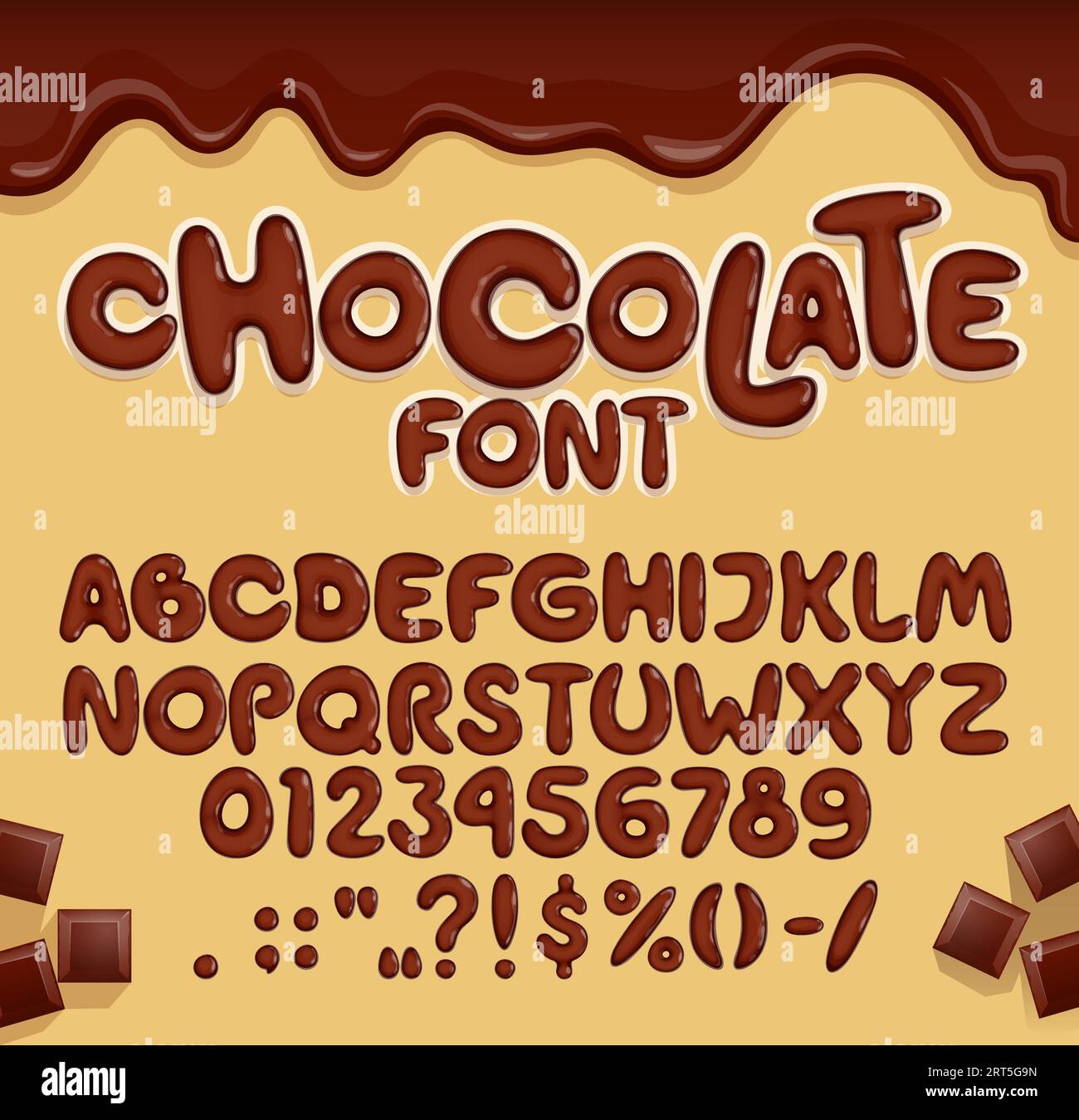 Melting Chocolate Font