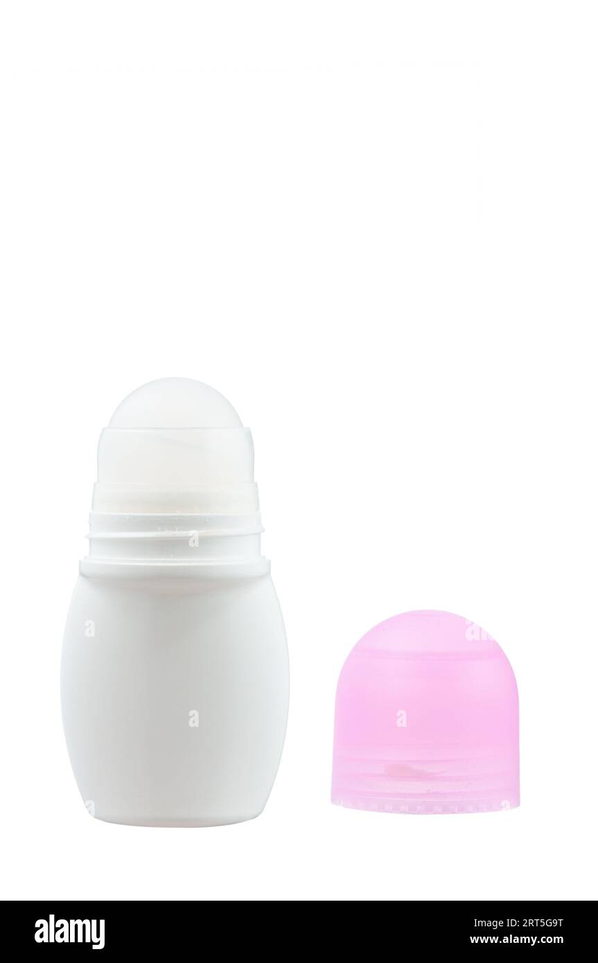 roll on deodorant isolated on white background. Non-brand deodorant ...