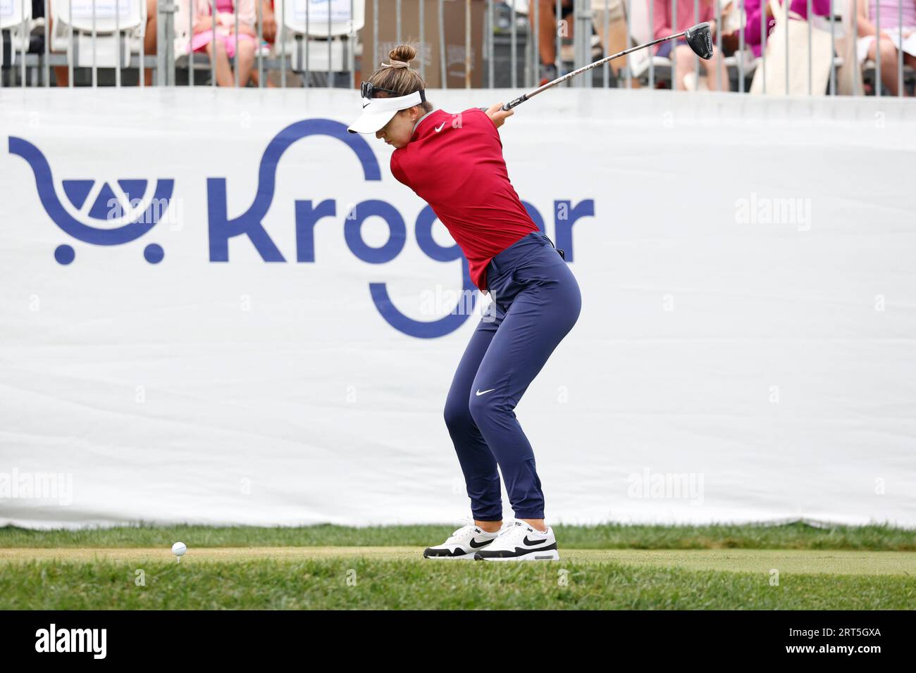 CINCINNATI, OH - SEPTEMBER 10: LPGA player Gabriela Ruffels plays her ...