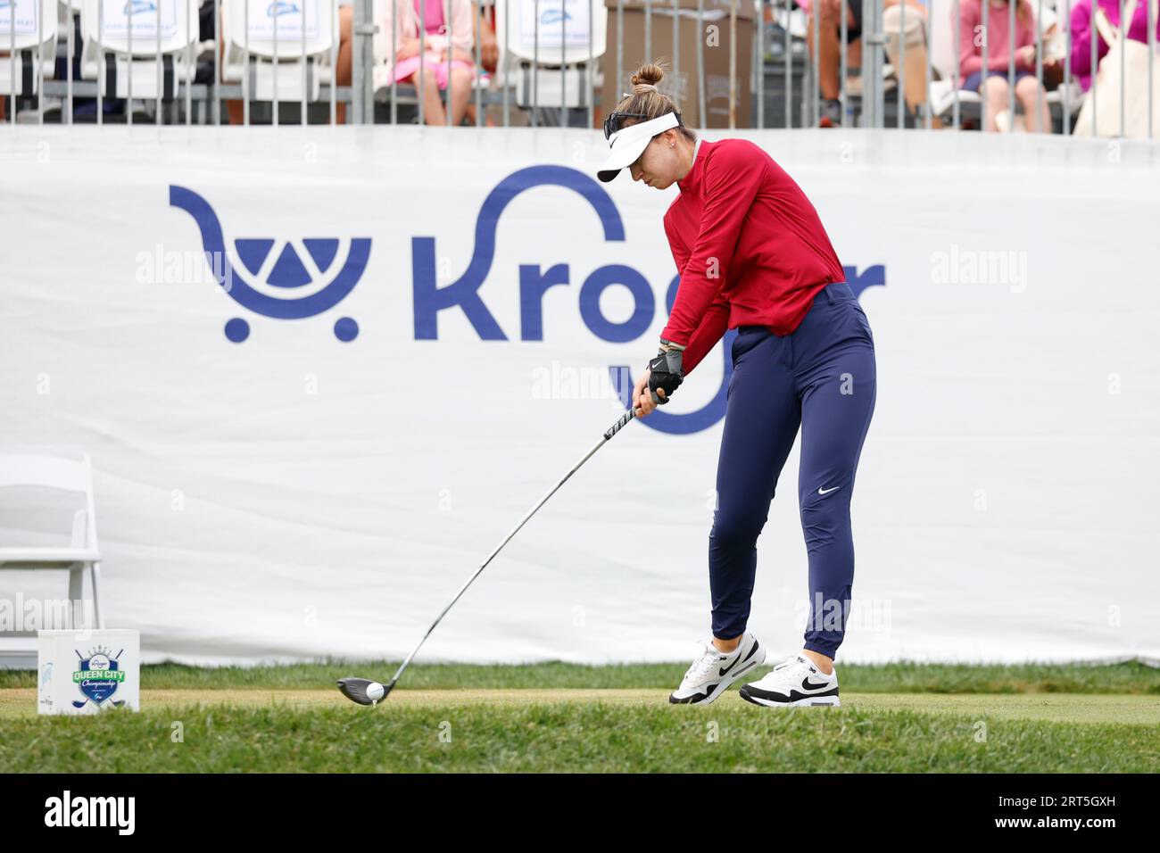 CINCINNATI, OH - SEPTEMBER 10: LPGA player Gabriela Ruffels plays her ...