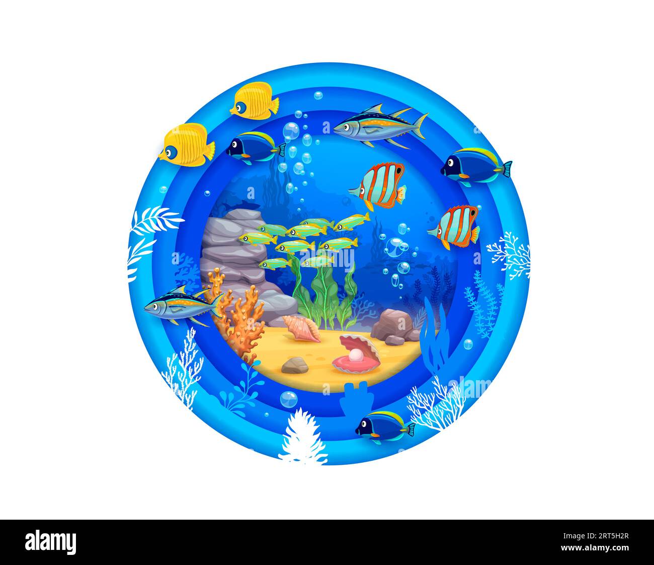 Landscape rocks ocean in Cut Out Stock Images & Pictures - Alamy
