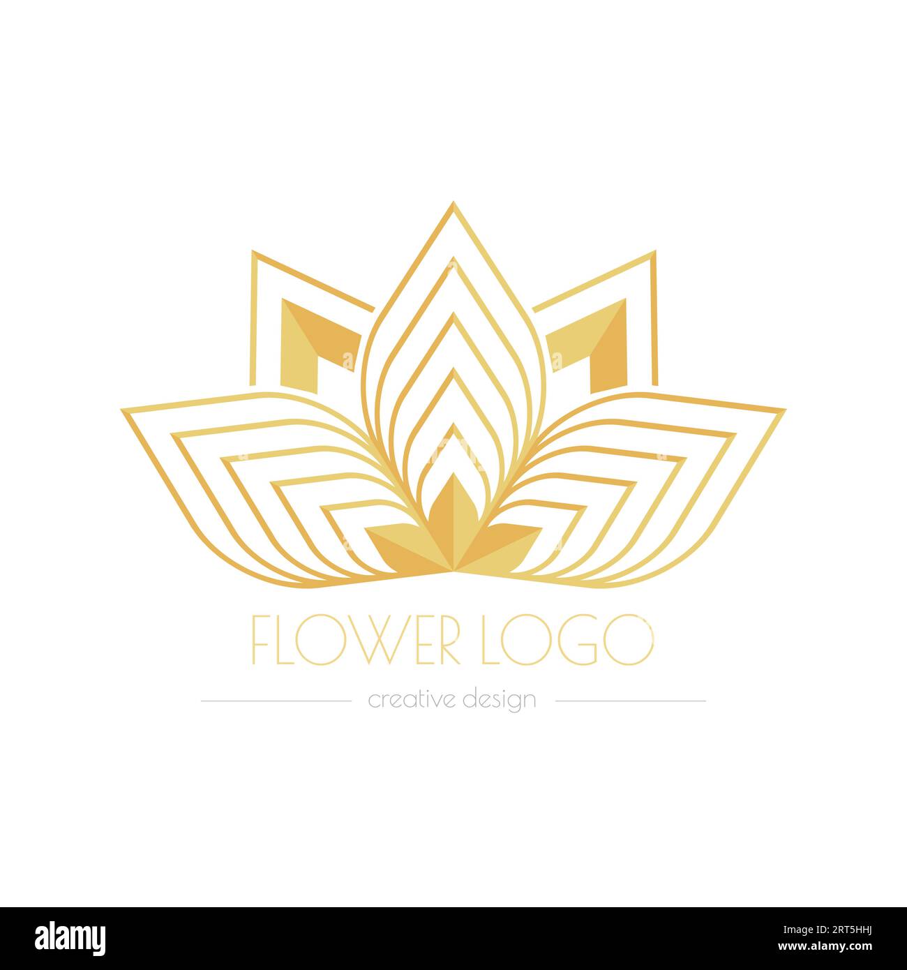 Flower logo. A template for a brand, stickers or stickers. Logo for ...