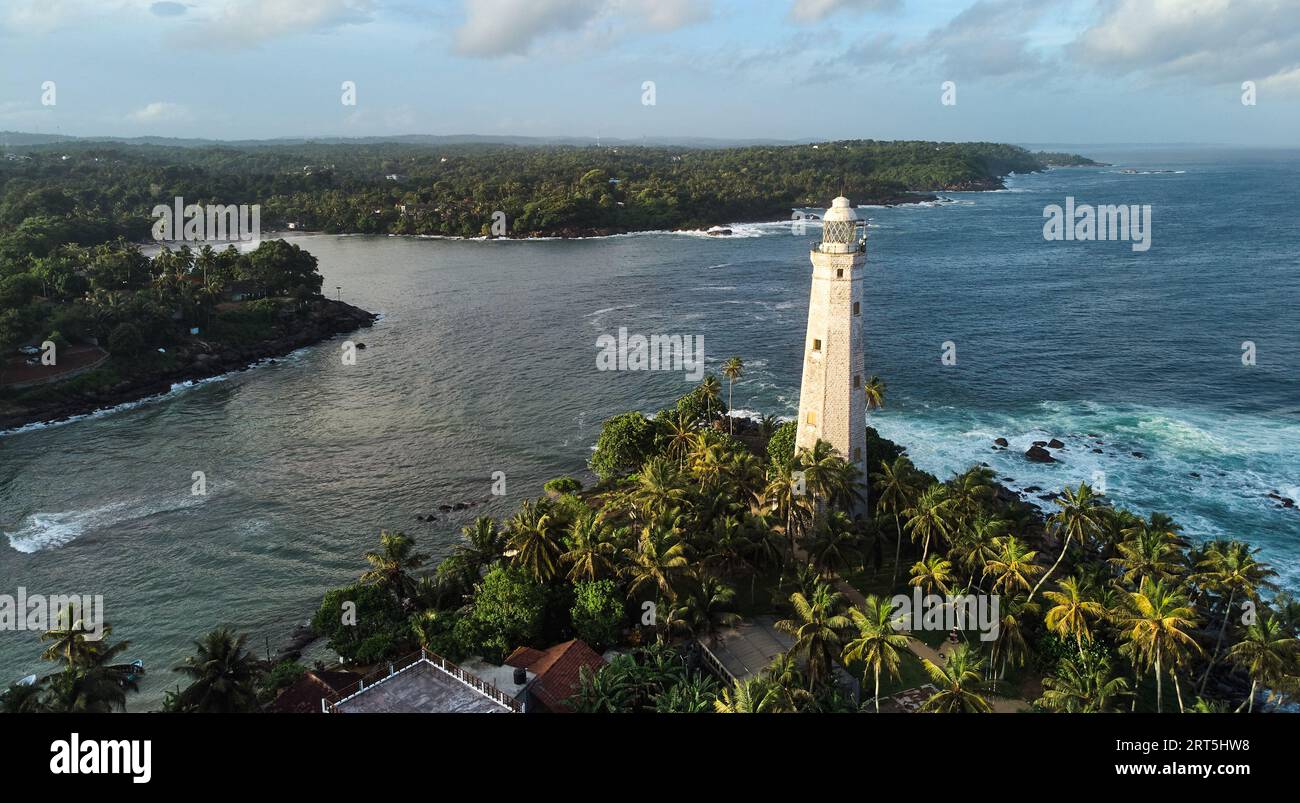 Aerial view of Dondra Lighthouse in Sri Lanka Stock Photo - Alamy