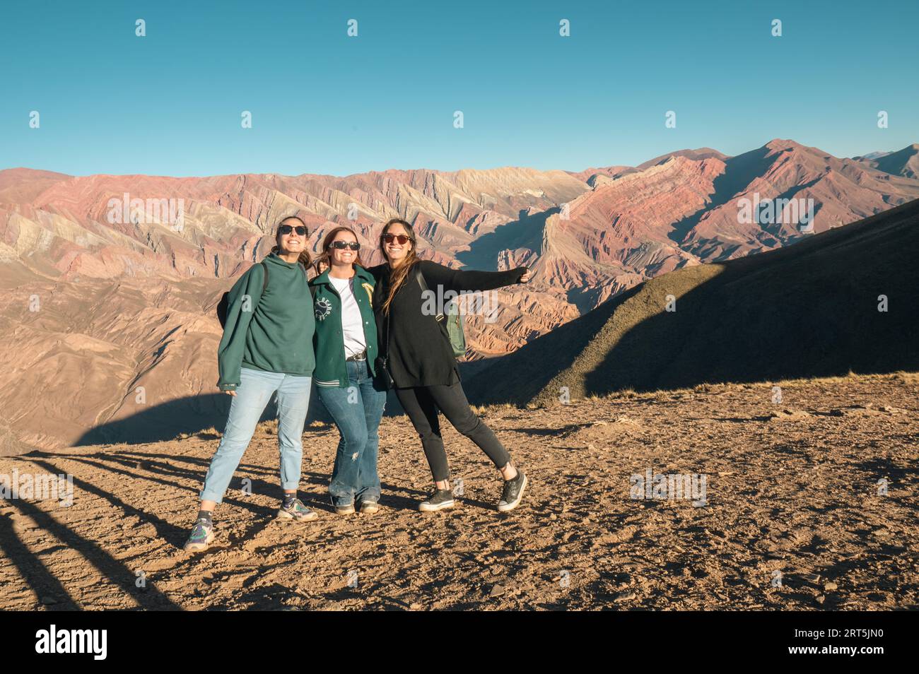 El Hornocal, Argentina : 2023 June 8: People in the Serrania de ...