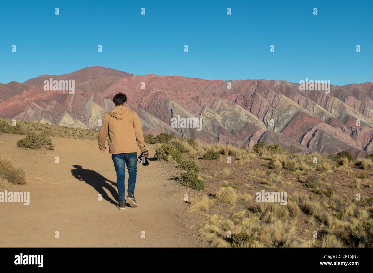 El Hornocal, Argentina : 2023 June 8: People in the Serrania de ...
