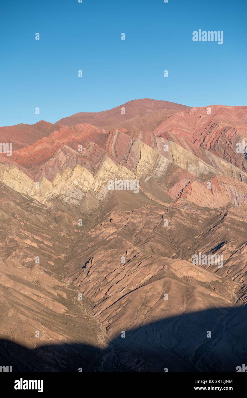 Serranía de Hornocal, the hill of the fourteen colors in the Quebrada ...