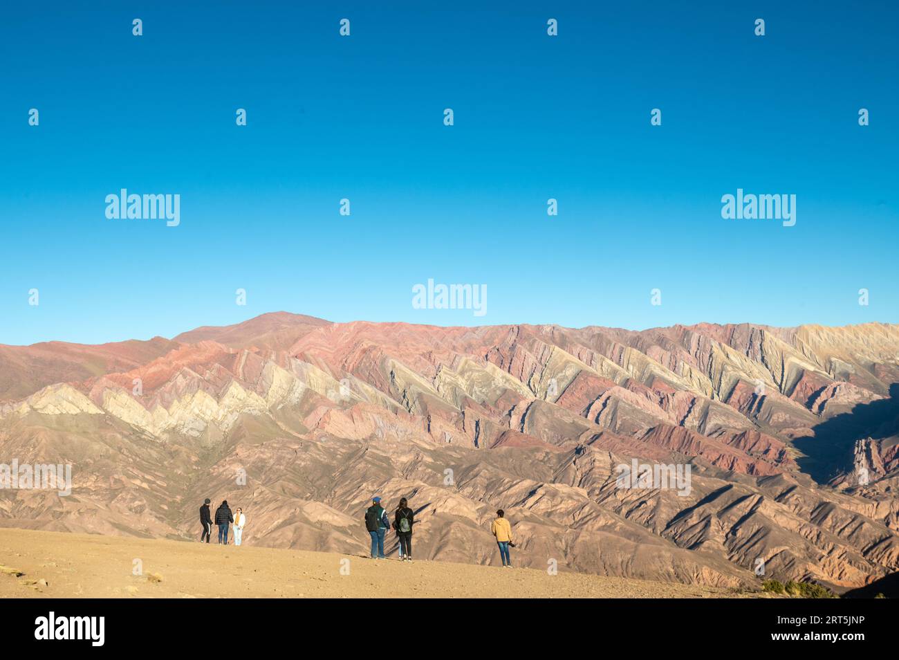 El Hornocal, Argentina : 2023 June 8: People in the Serrania de ...