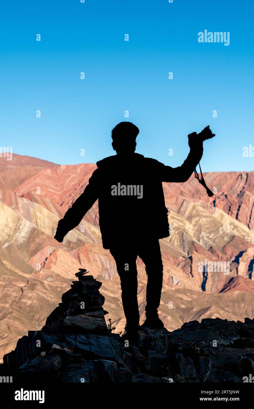 Serranía de Hornocal, the hill of the fourteen colors in the Quebrada ...