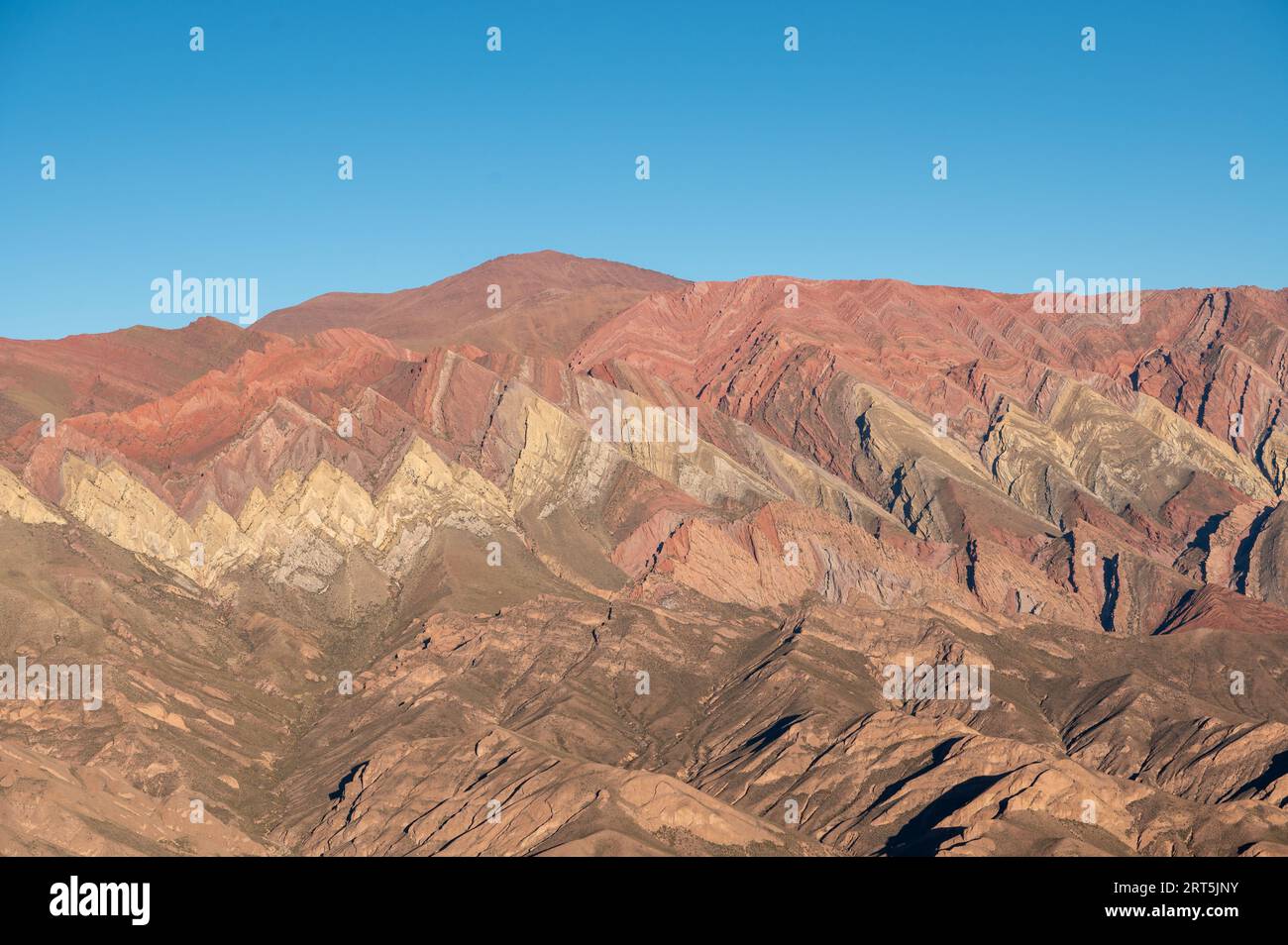 Serranía de Hornocal, the hill of the fourteen colors in the Quebrada ...