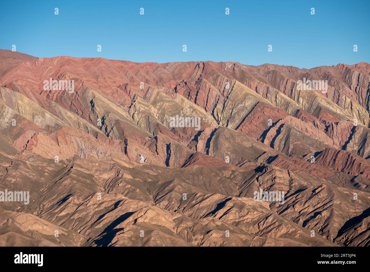 Serranía de Hornocal, the hill of the fourteen colors in the Quebrada ...