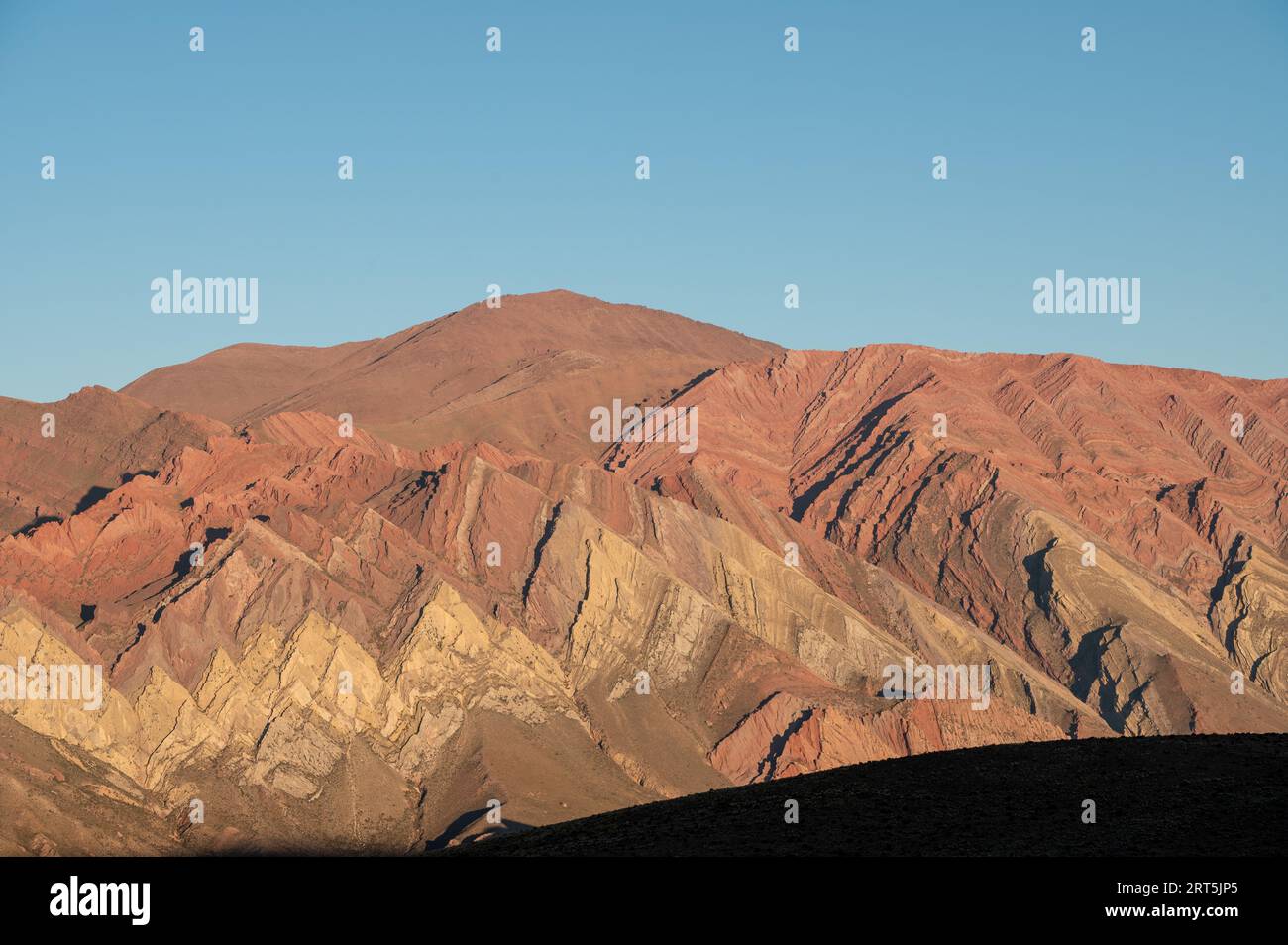 Serranía de Hornocal, the hill of the fourteen colors in the Quebrada ...