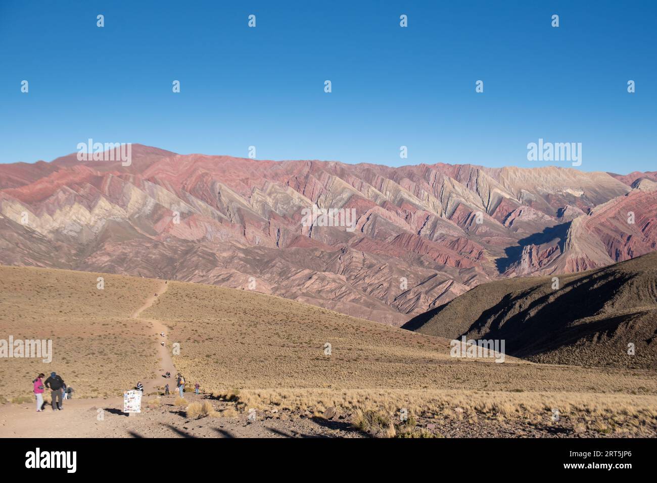 El Hornocal, Argentina : 2023 June 8: People in the Serrania de ...