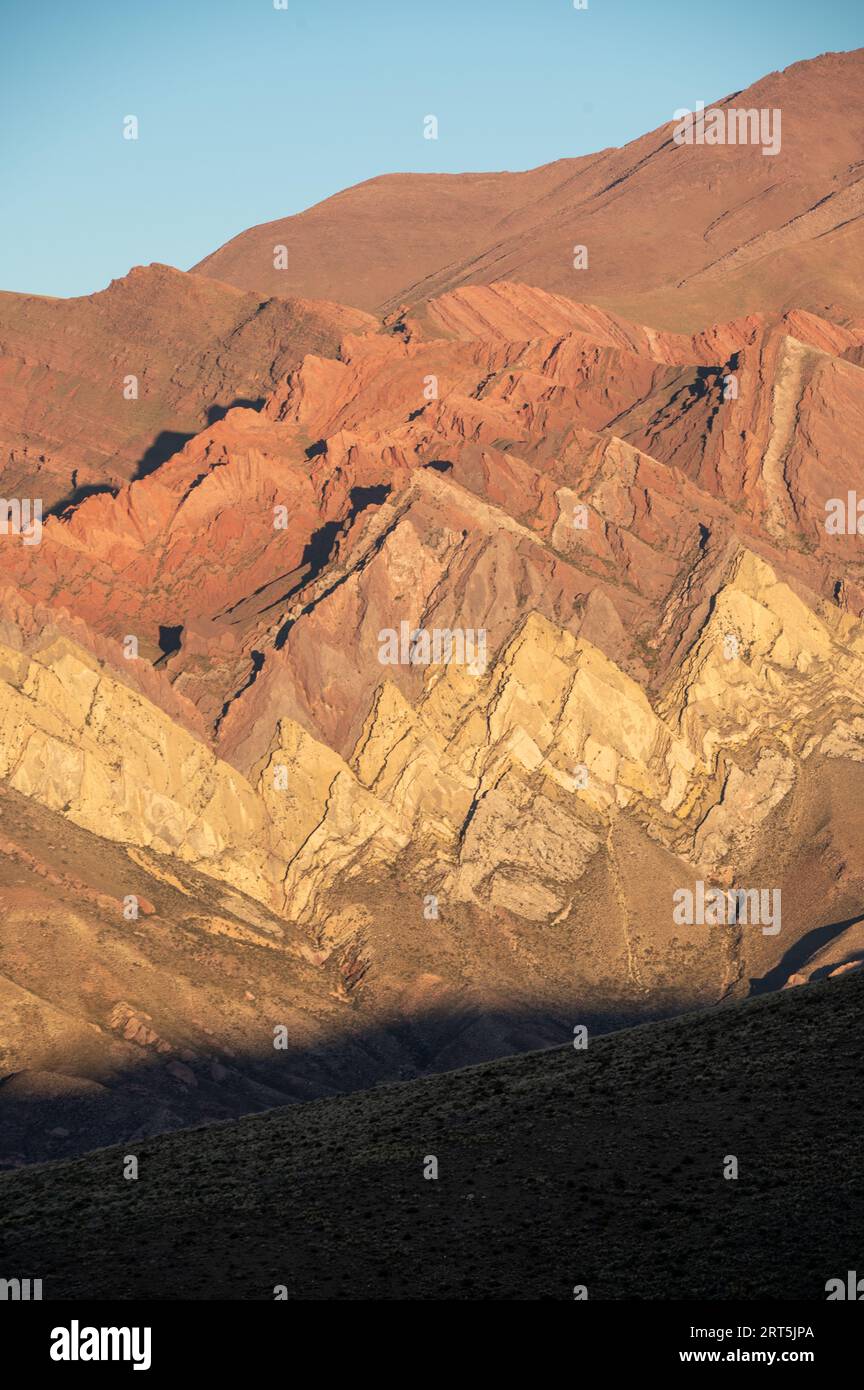 Serranía de Hornocal, the hill of the fourteen colors in the Quebrada ...