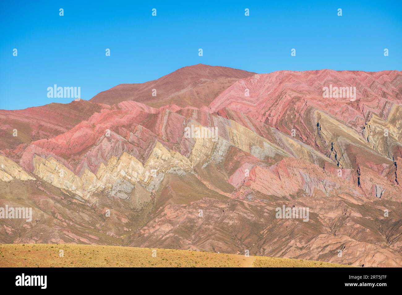 Serranía de Hornocal, the hill of the fourteen colors in the Quebrada ...