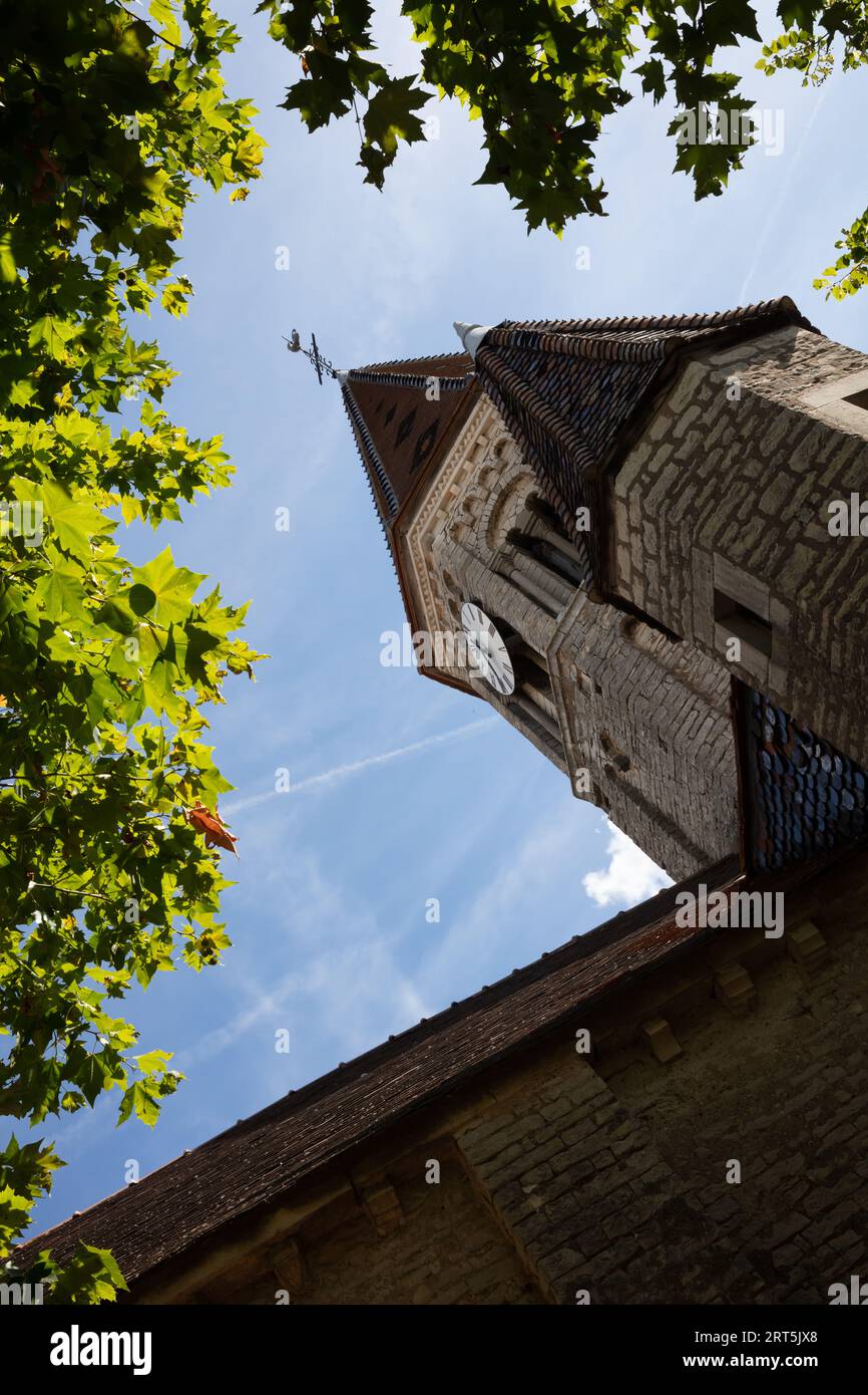 Small rural Catholic Church in Burgundy, France Stock Photo - Alamy