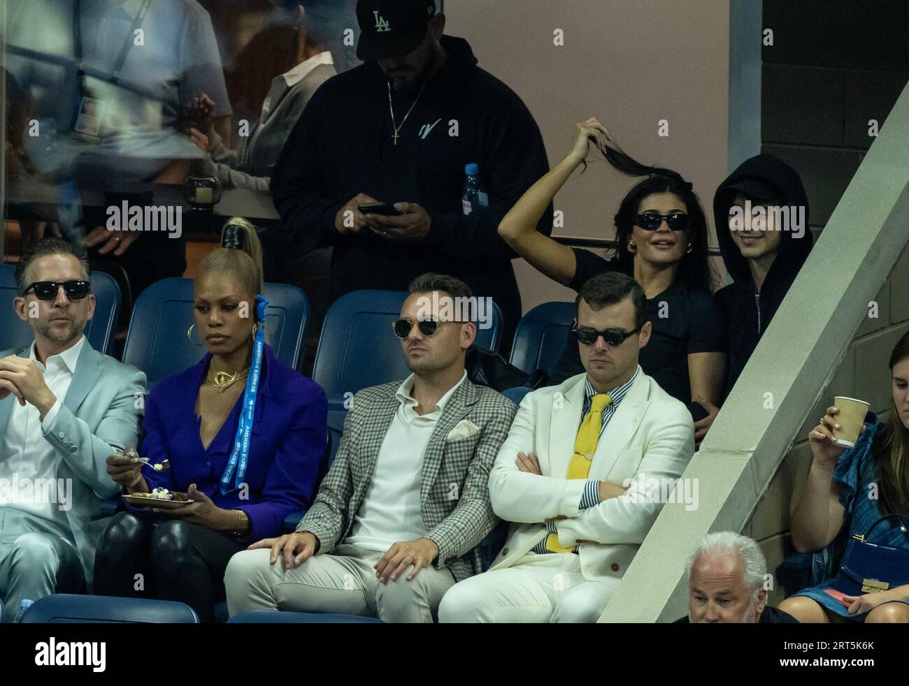 Laverne Cox, Kylie Jenner, Timothee Chalamet attend final match between ...