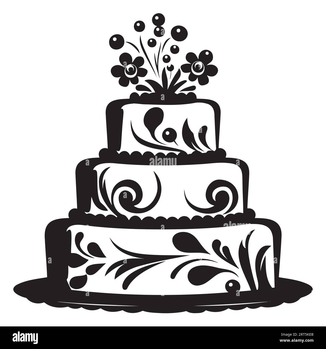 Wedding cake icon hi-res stock photography and images - Alamy
