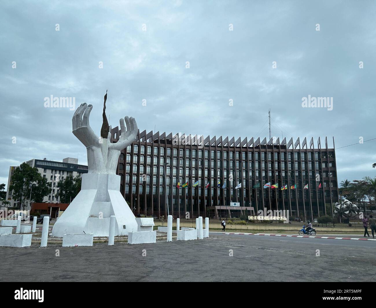 230908 -- LIBREVILLE, Sept. 8, 2023 -- This photo taken with a mobile ...