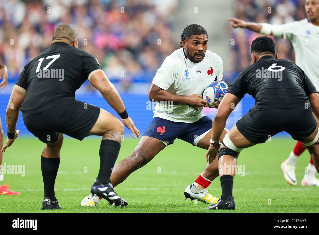 Saint Denis, France. 08th Sep, 2023. Peato Mauvaka of France and Tupou ...