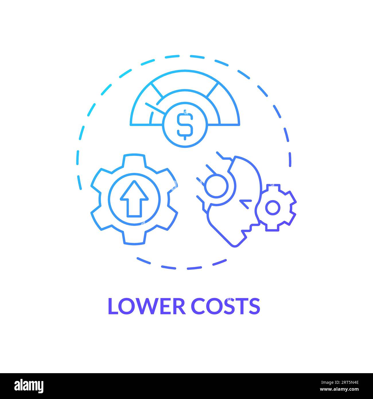 2D thin linear gradient lower costs icon Stock Vector Image & Art - Alamy 2D thin linear gradient lower costs icon Stock Vector Image & Art - Alamy