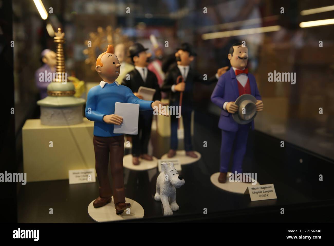 230908 -- BRUSSELS, Sept. 8, 2023 -- Toy models of Tintin and other ...