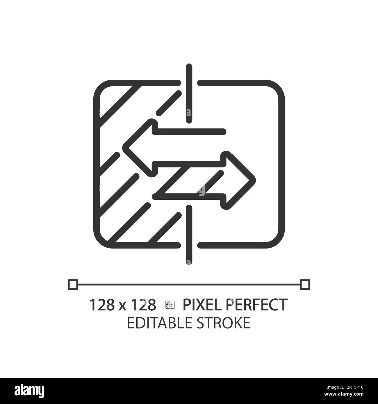 2D editable thin line black choice icon Stock Vector Image & Art - Alamy