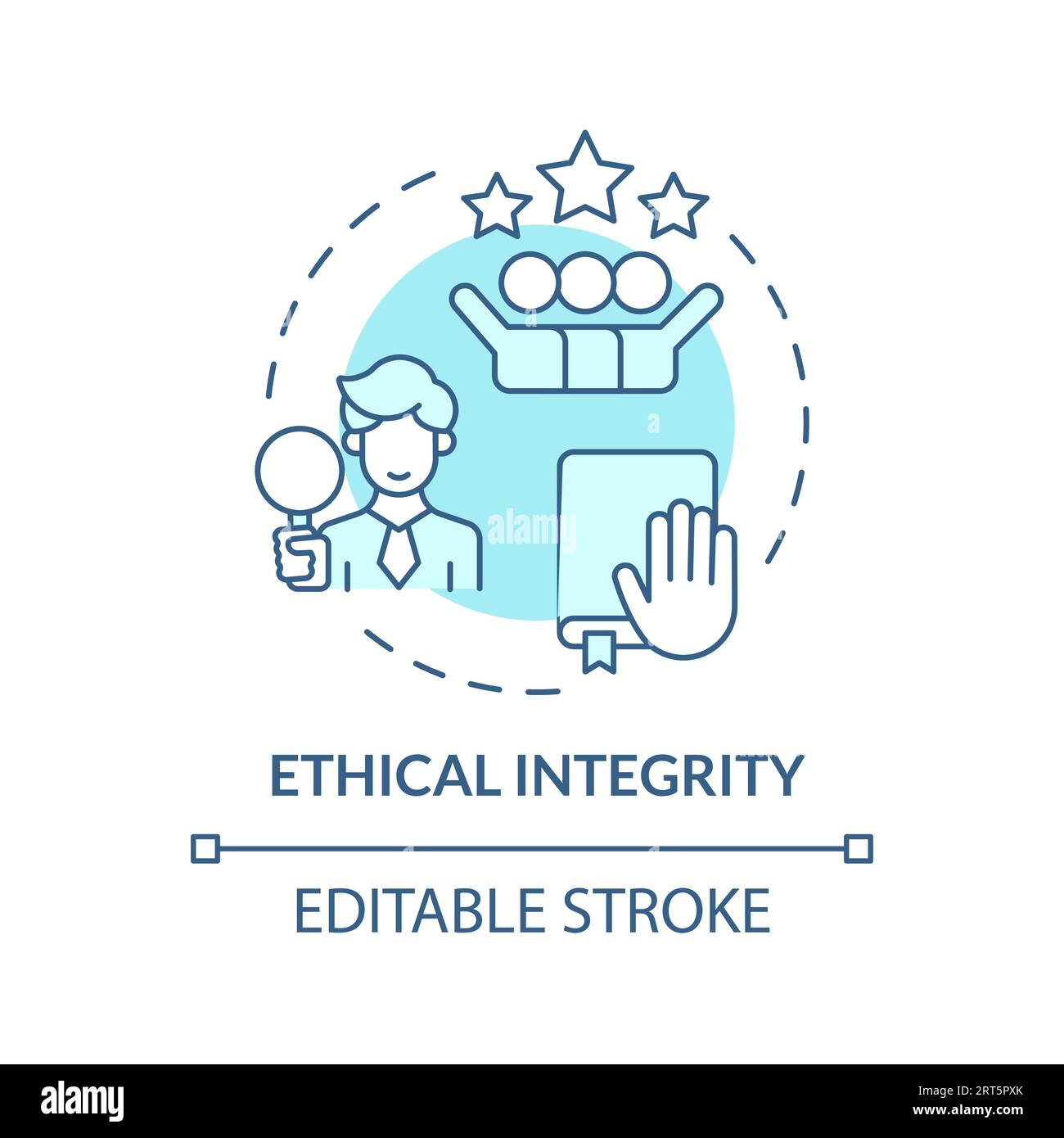 Ethical leadership Stock Vector Images - Alamy