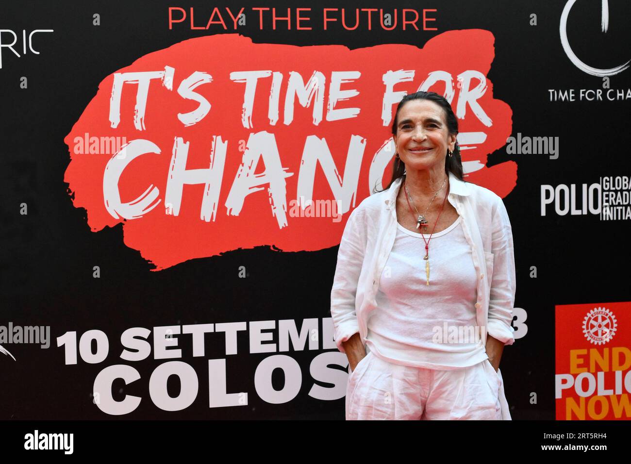 Rome, Italy. 02nd Sep, 2023. Lina Sastri during the Red Carper of Time ...