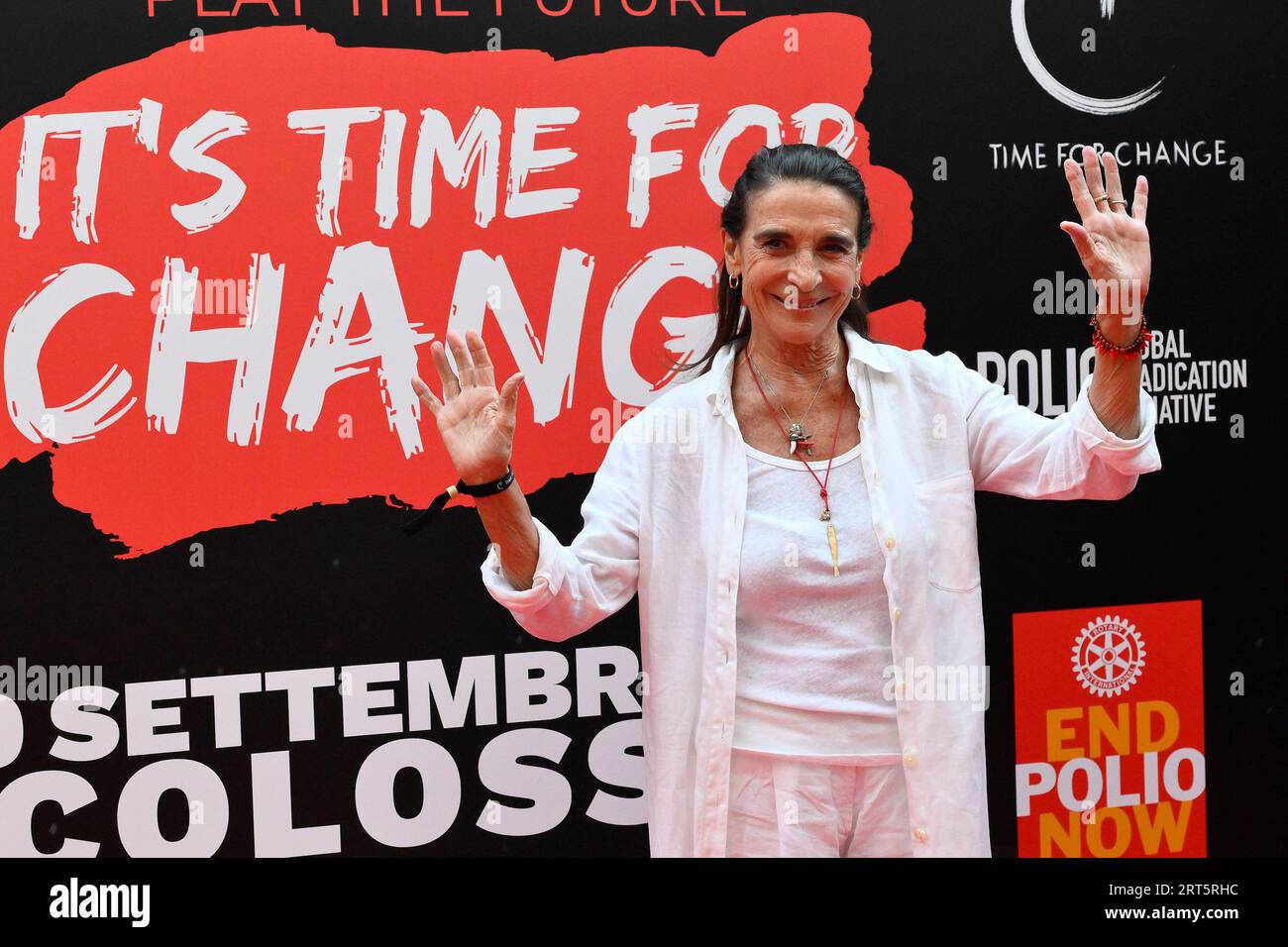 Rome, Italy. 02nd Sep, 2023. Lina Sastri during the Red Carper of Time ...