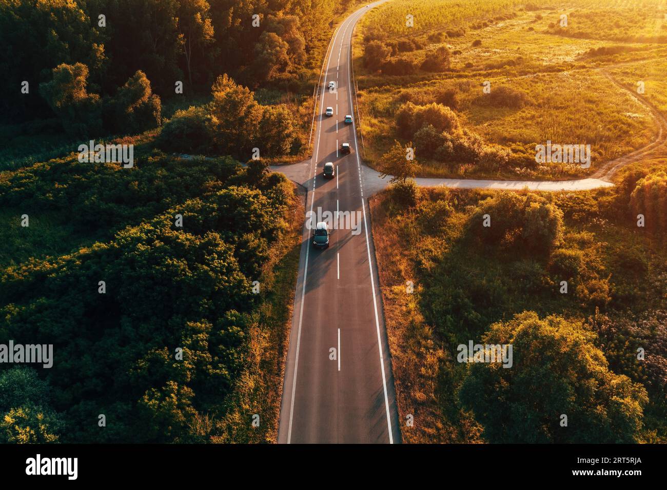 High angle shot cars hi-res stock photography and images - Alamy