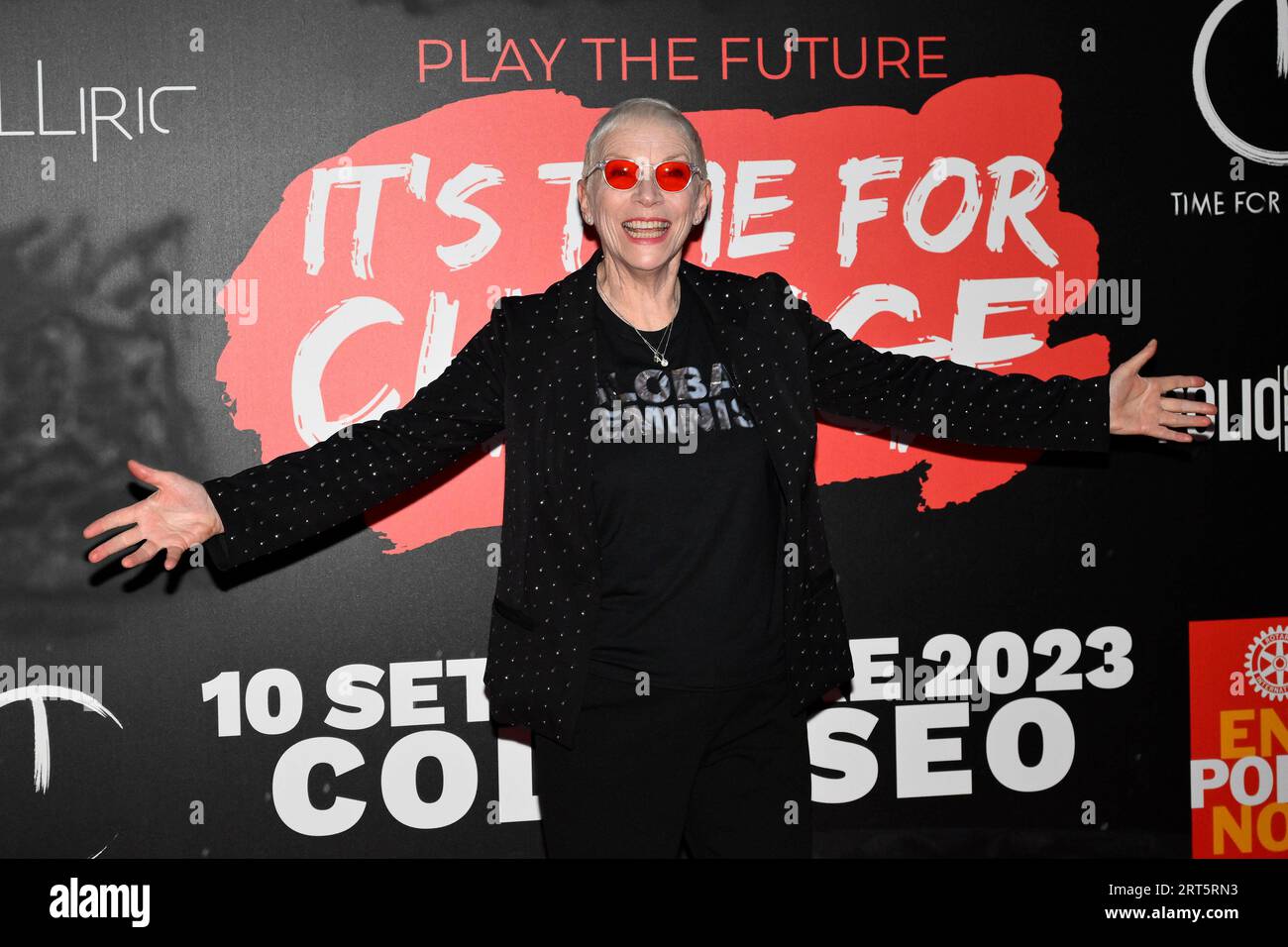 Rome, Italy. 02nd Sep, 2023. Annie Lennox during the Red Carper of Time ...