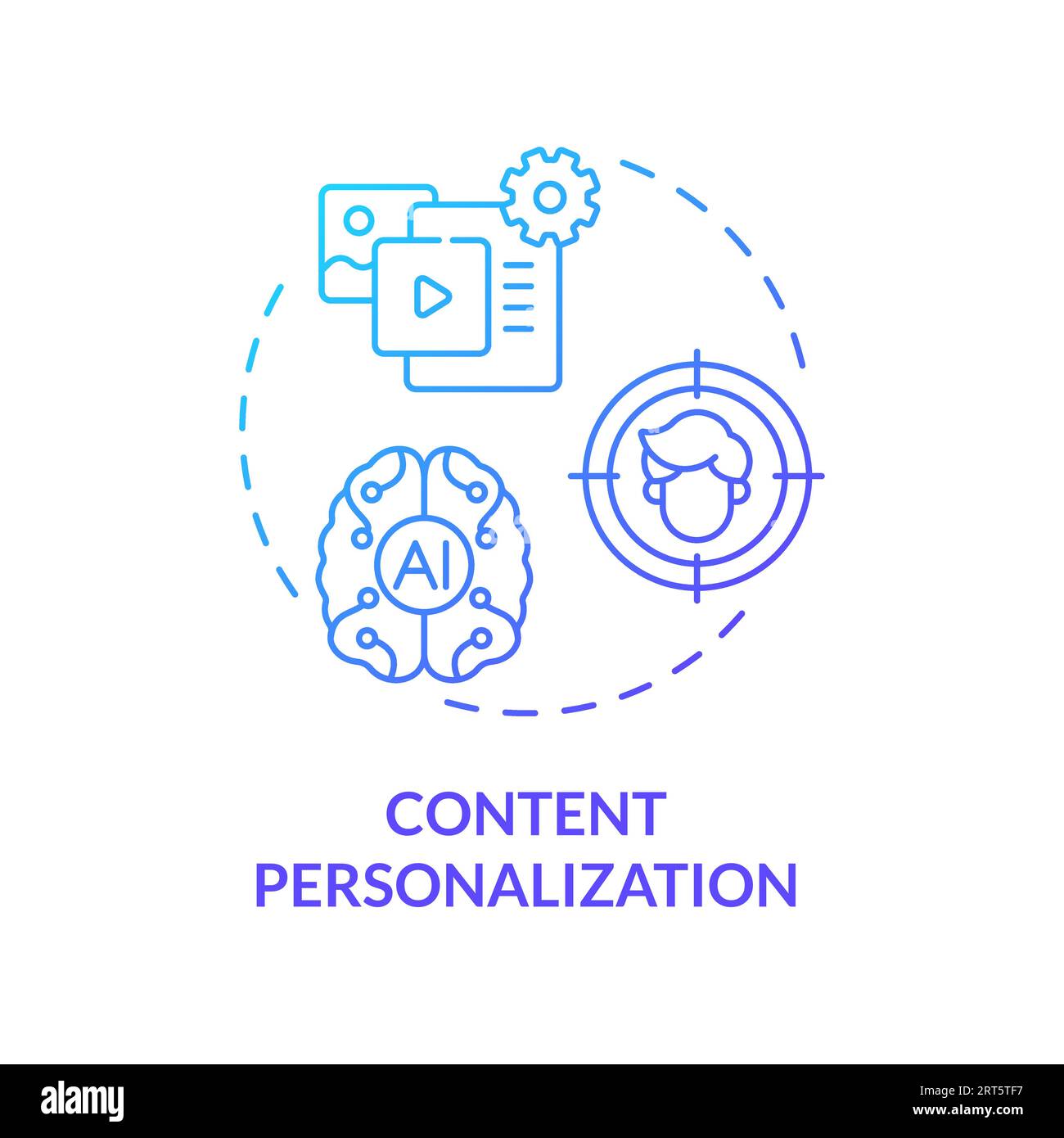2D gradient content personalization line icon concept Stock Vector ... 2D gradient content personalization line icon concept Stock Vector ...