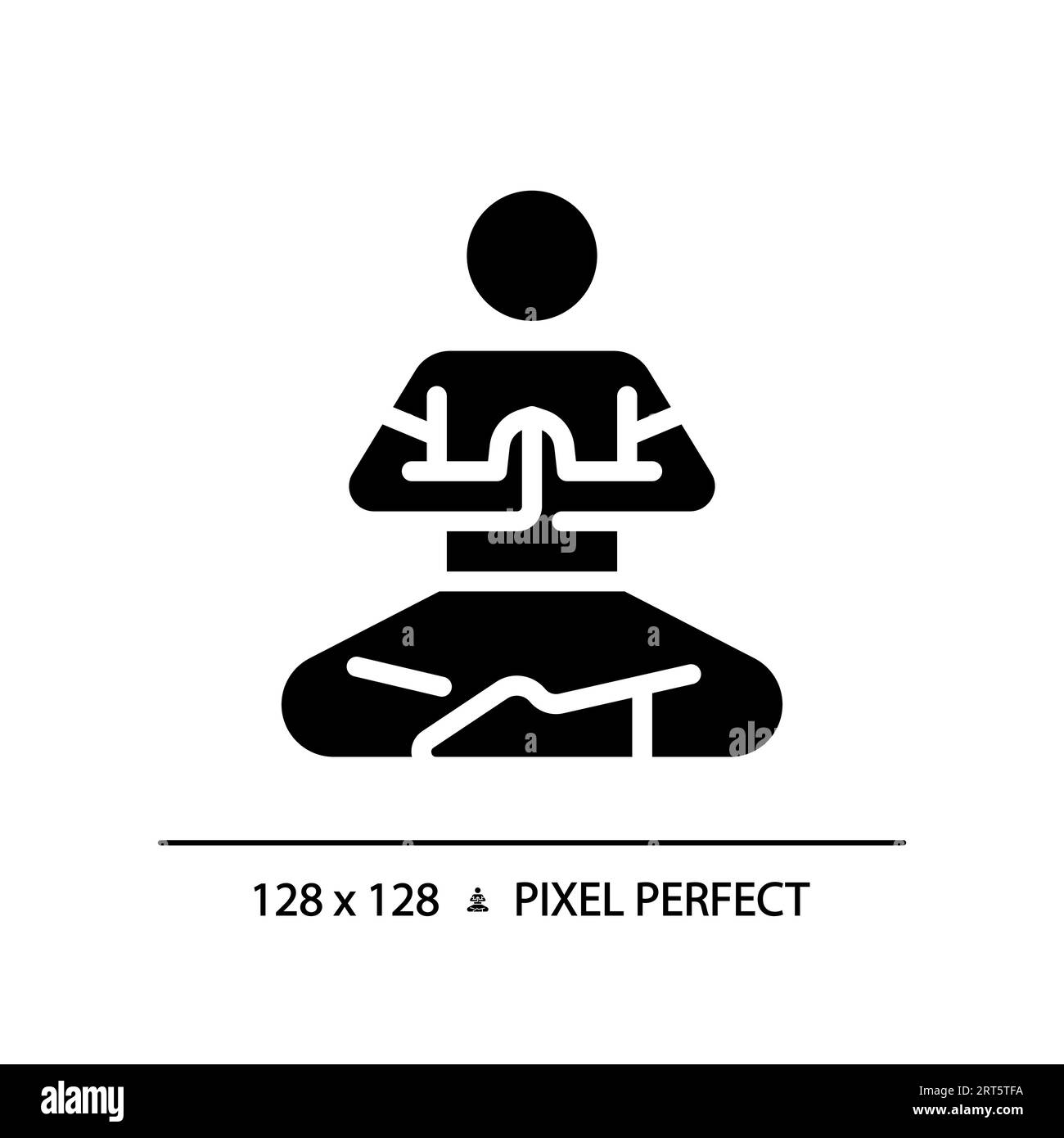 Cross legged pose Black and White Stock Photos & Images - Alamy