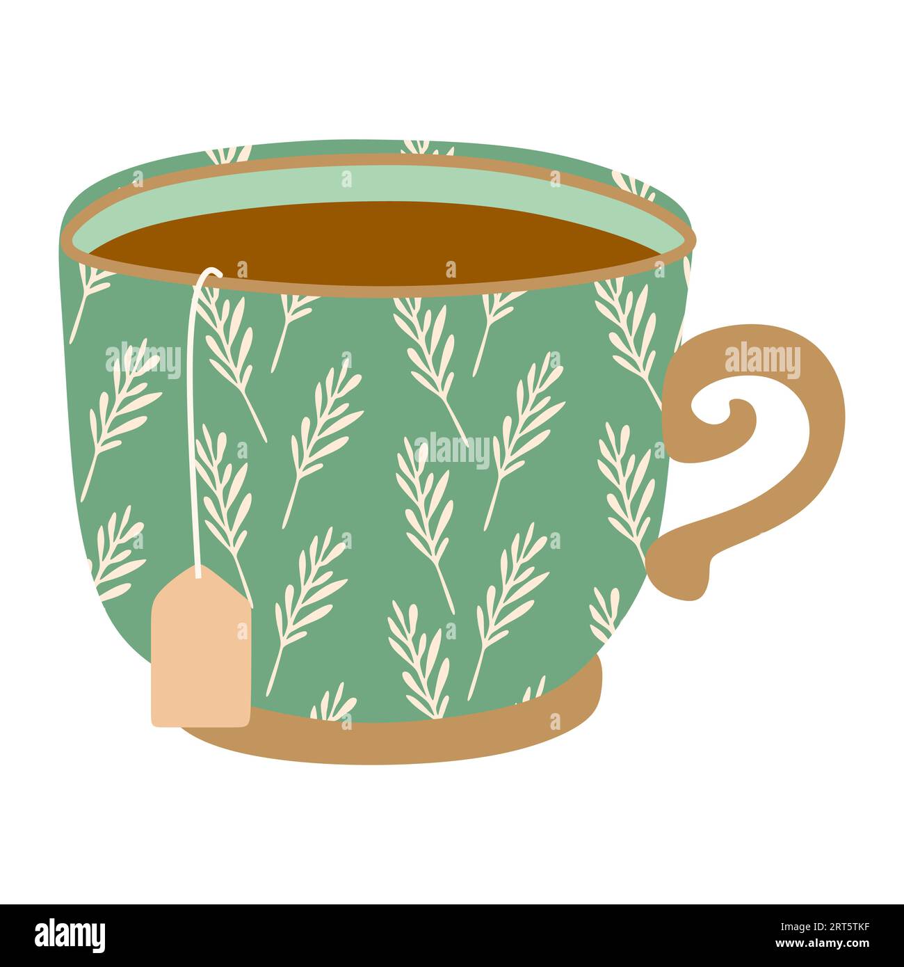 Tea bag tree Stock Vector Images - Alamy