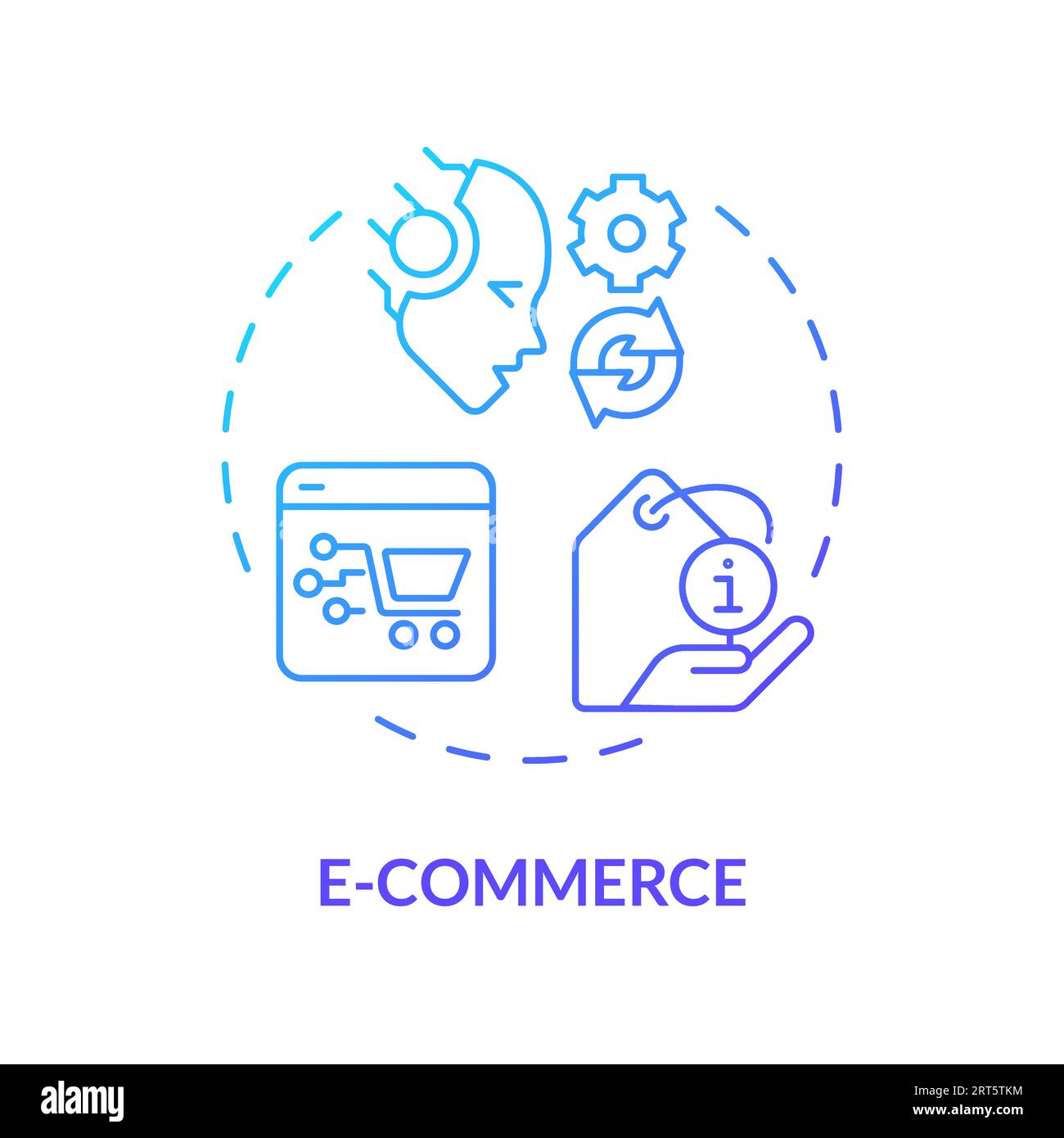 E commerce automation Cut Out Stock Images & Pictures - Alamy