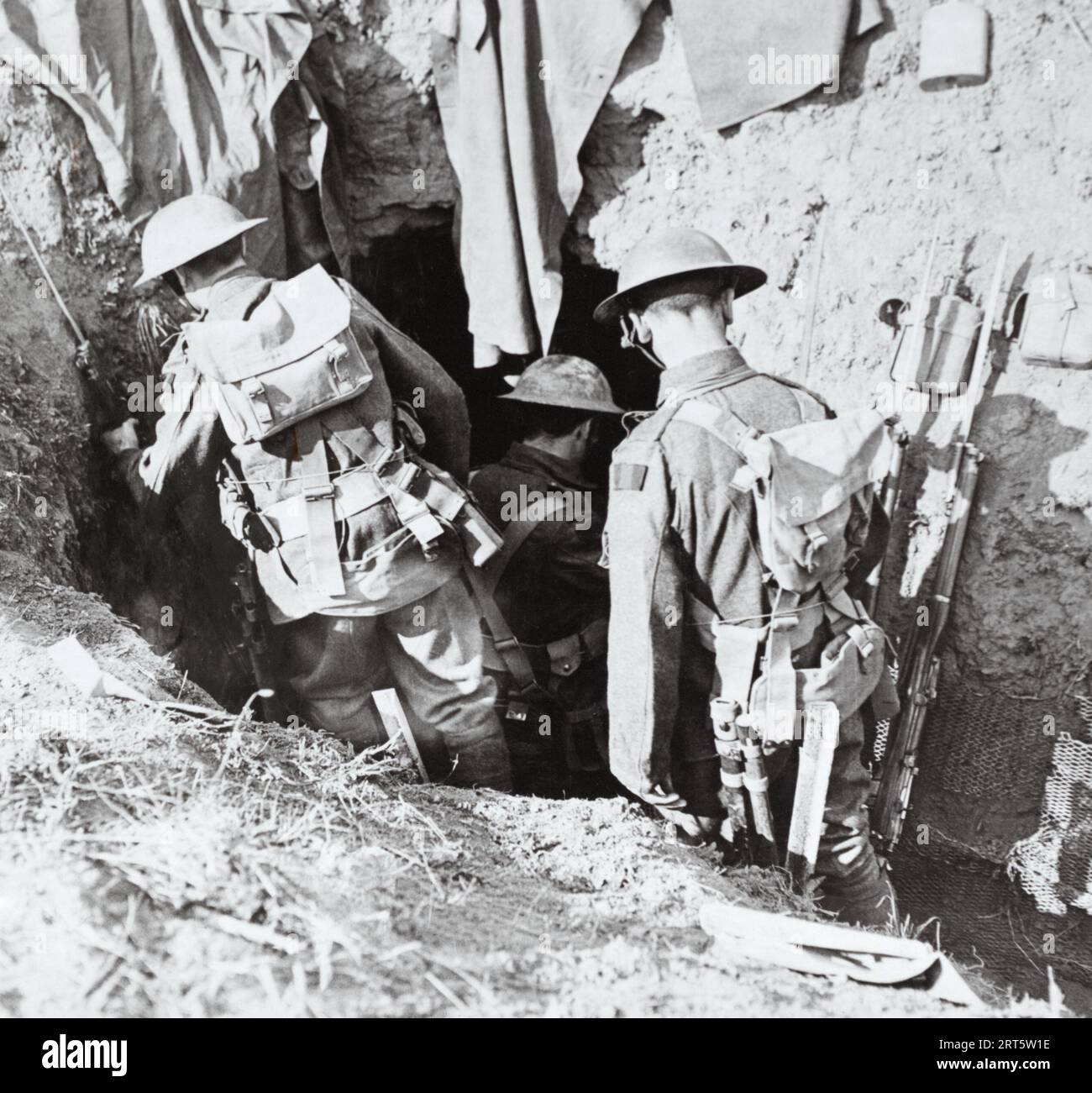 British western front trench 1914 hi-res stock photography and images ...