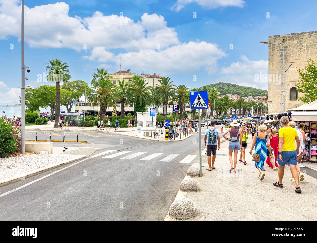 Tourists on the streets of Split, Croatia Stock Photo - Alamy