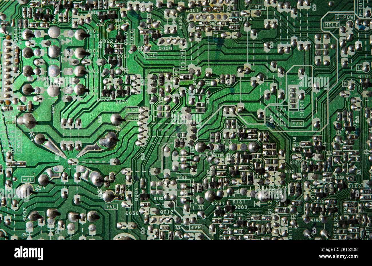 Closeup of electronic circuit board texture Stock Photo - Alamy