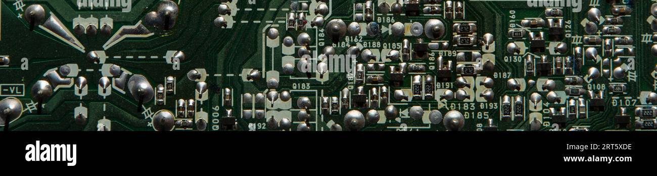Closeup of electronic circuit board texture Stock Photo - Alamy