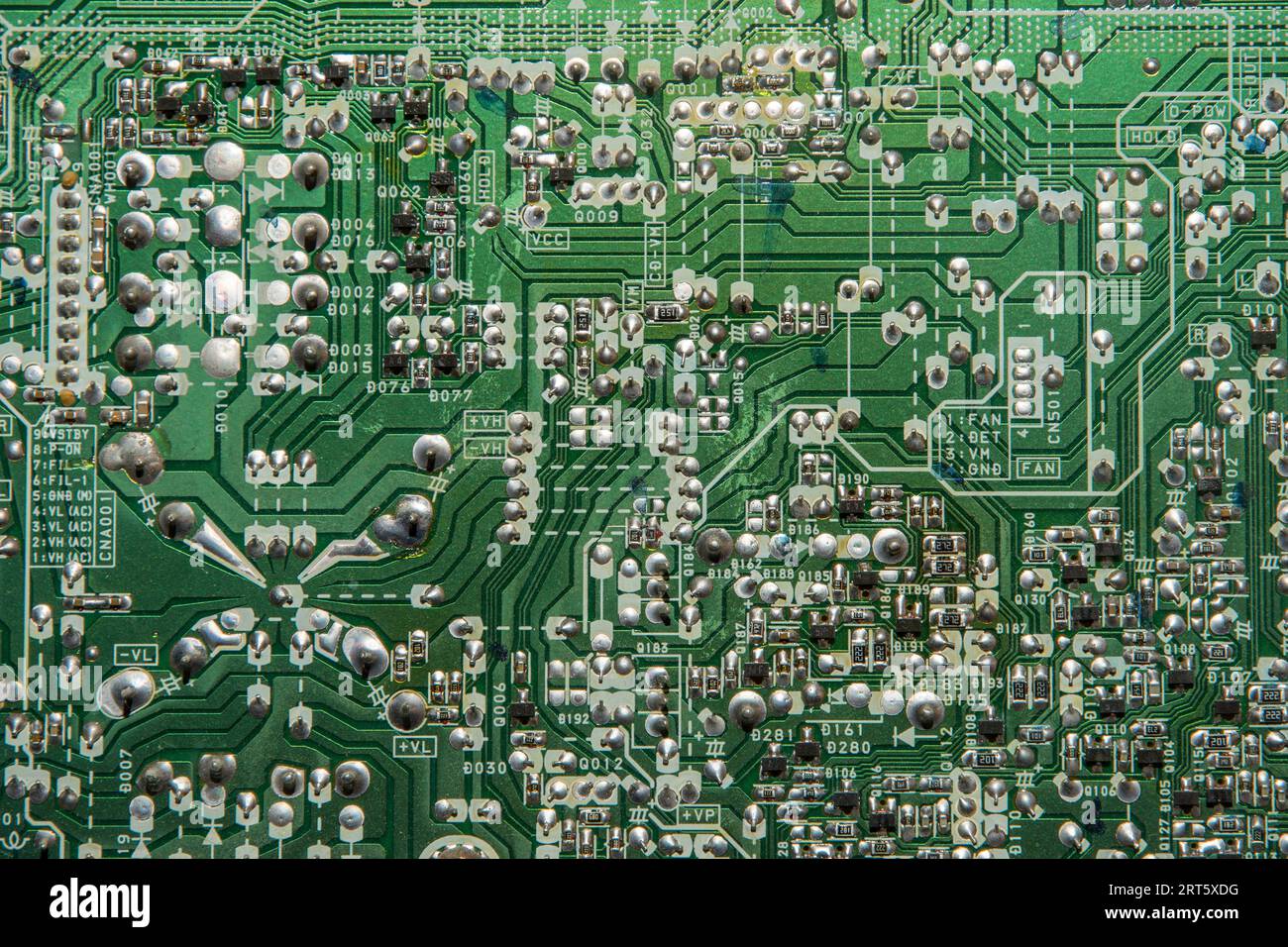 Closeup of electronic circuit board texture Stock Photo - Alamy