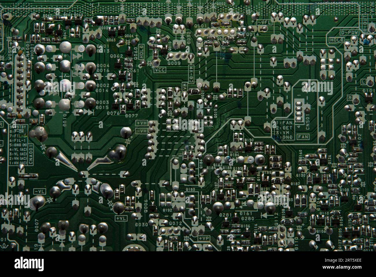 Closeup of electronic circuit board texture Stock Photo - Alamy