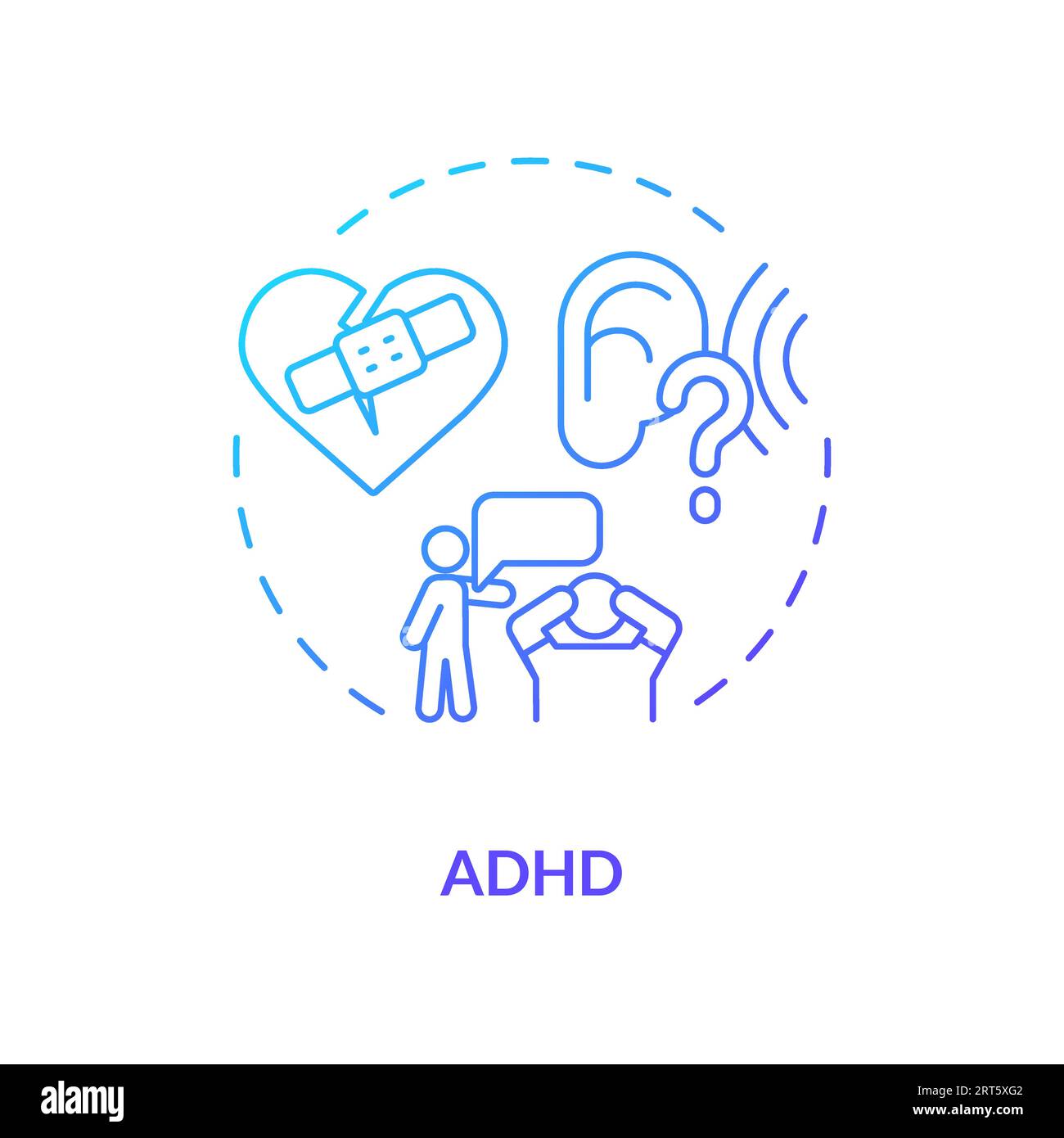 Adhd pictogram hi-res stock photography and images - Alamy