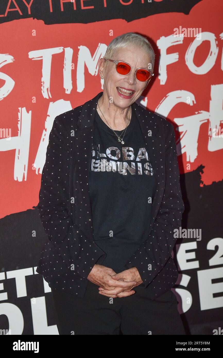 Annie lennox the time for change event hi-res stock photography and ...