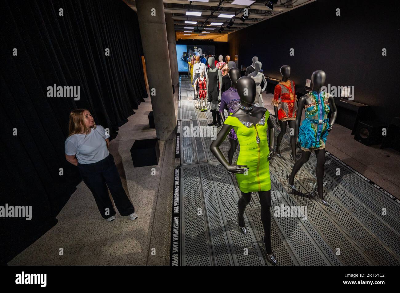 London, UK. 11th Sep, 2023. A simulated catwalk from NEWGEN designers ...