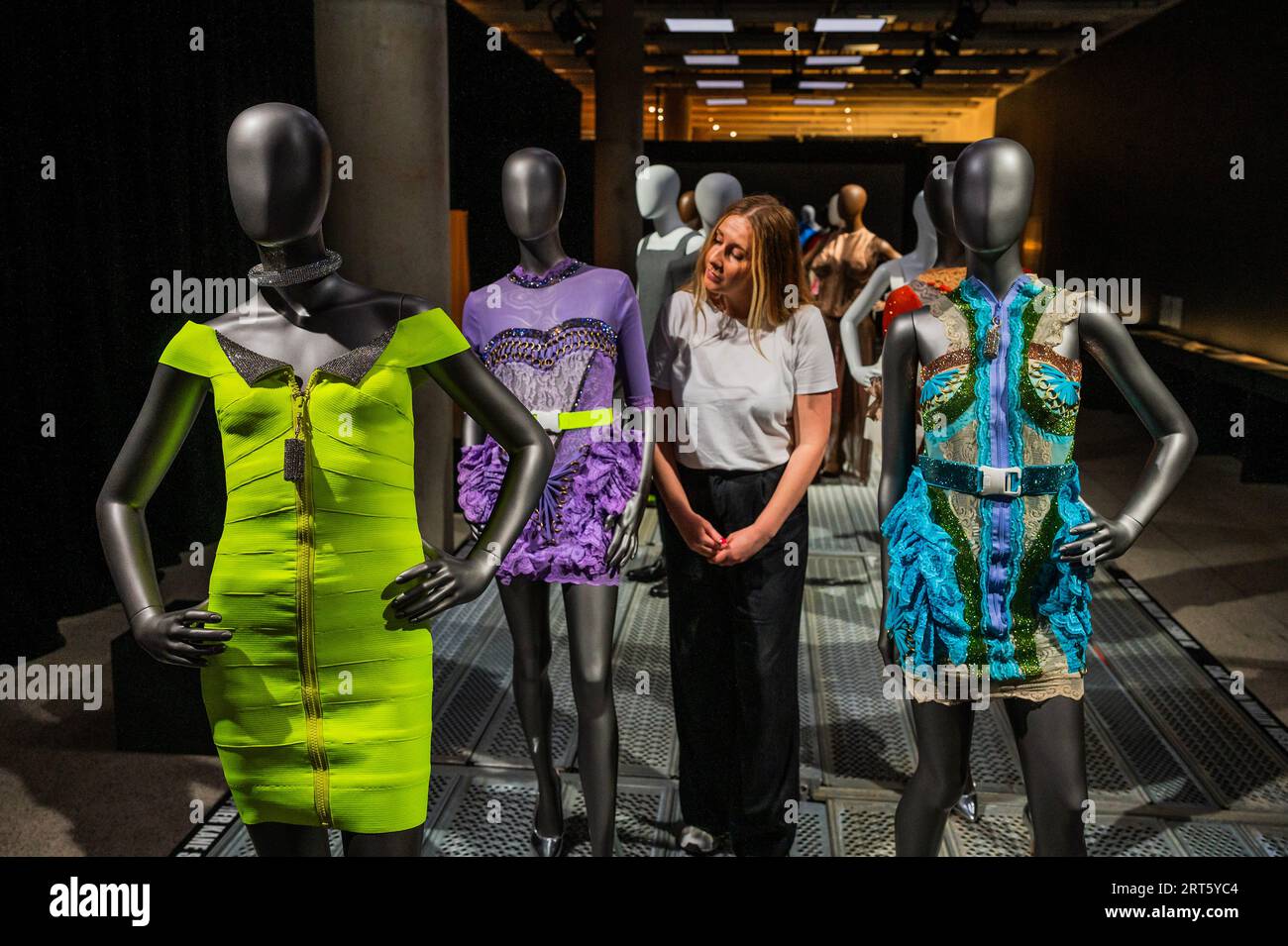 London, UK. 11th Sep, 2023. A simulated catwalk from NEWGEN designers ...