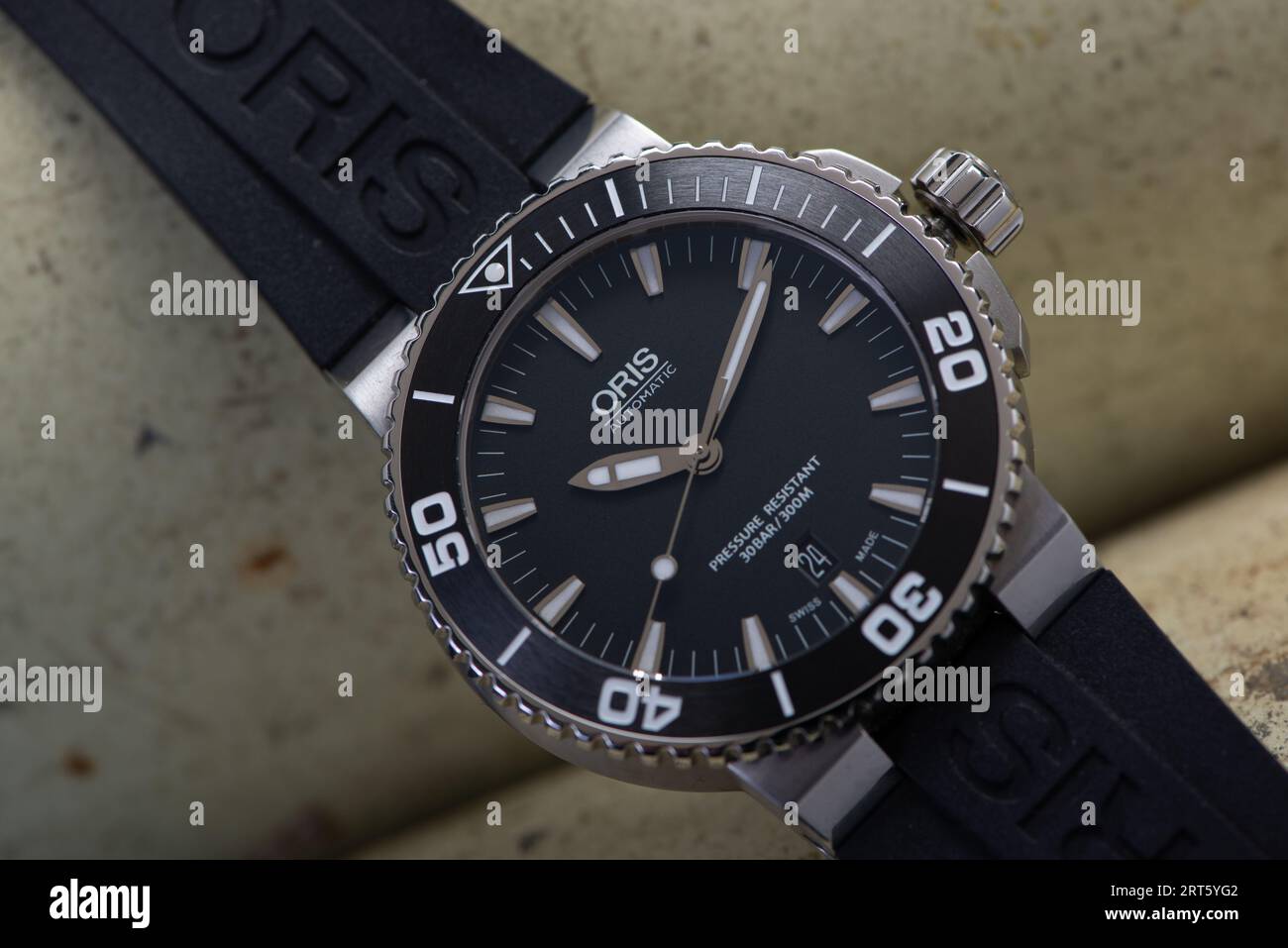 Oris Aquis Date Stock Photo - Alamy