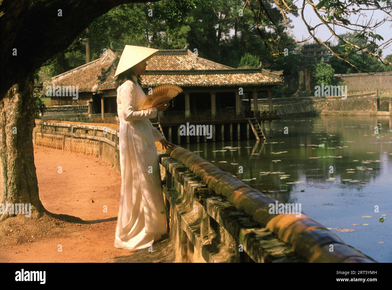 Xung Khiem Pavillon in Lang Tu Duc royal graves Stock Photo - Alamy