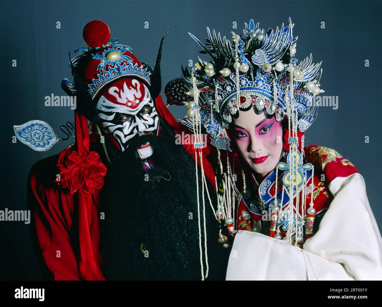 Chinese Opera, performers Stock Photo - Alamy