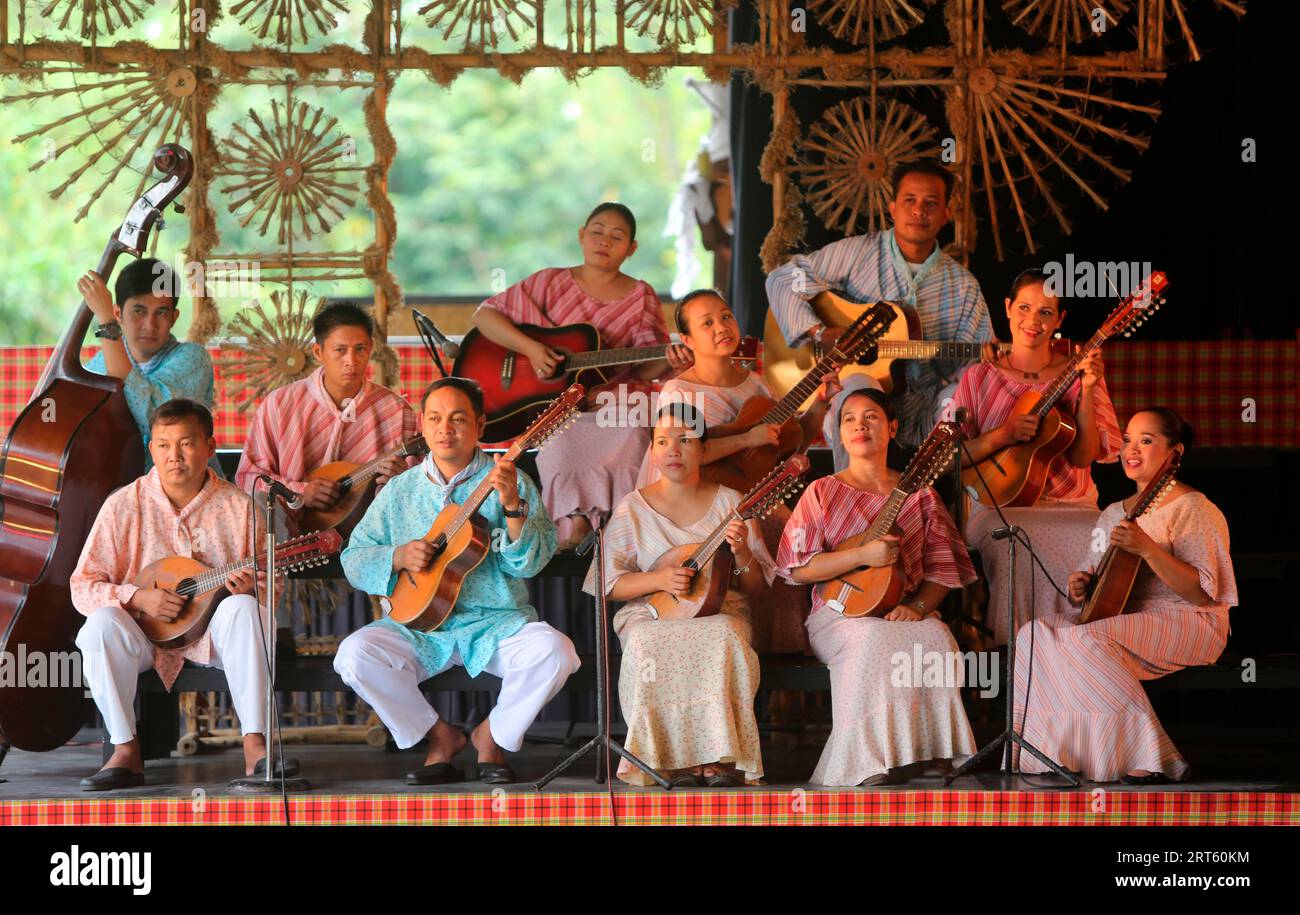 Music band, Villa Escudero, Manila, Laguna, Luzon Island, Philippines ...