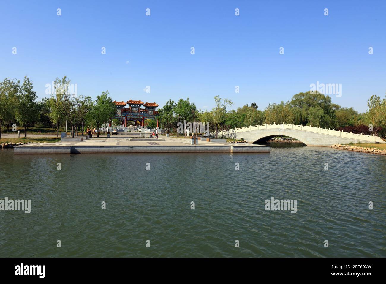 Waterfront city architecture scenery Stock Photo - Alamy